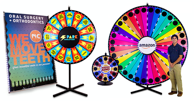 Base for 36" AC Wheel with HD Casters – Spinning Designs