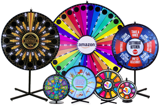 Custom Prize Wheels | Spin Wheels for Sale | Spinning Designs